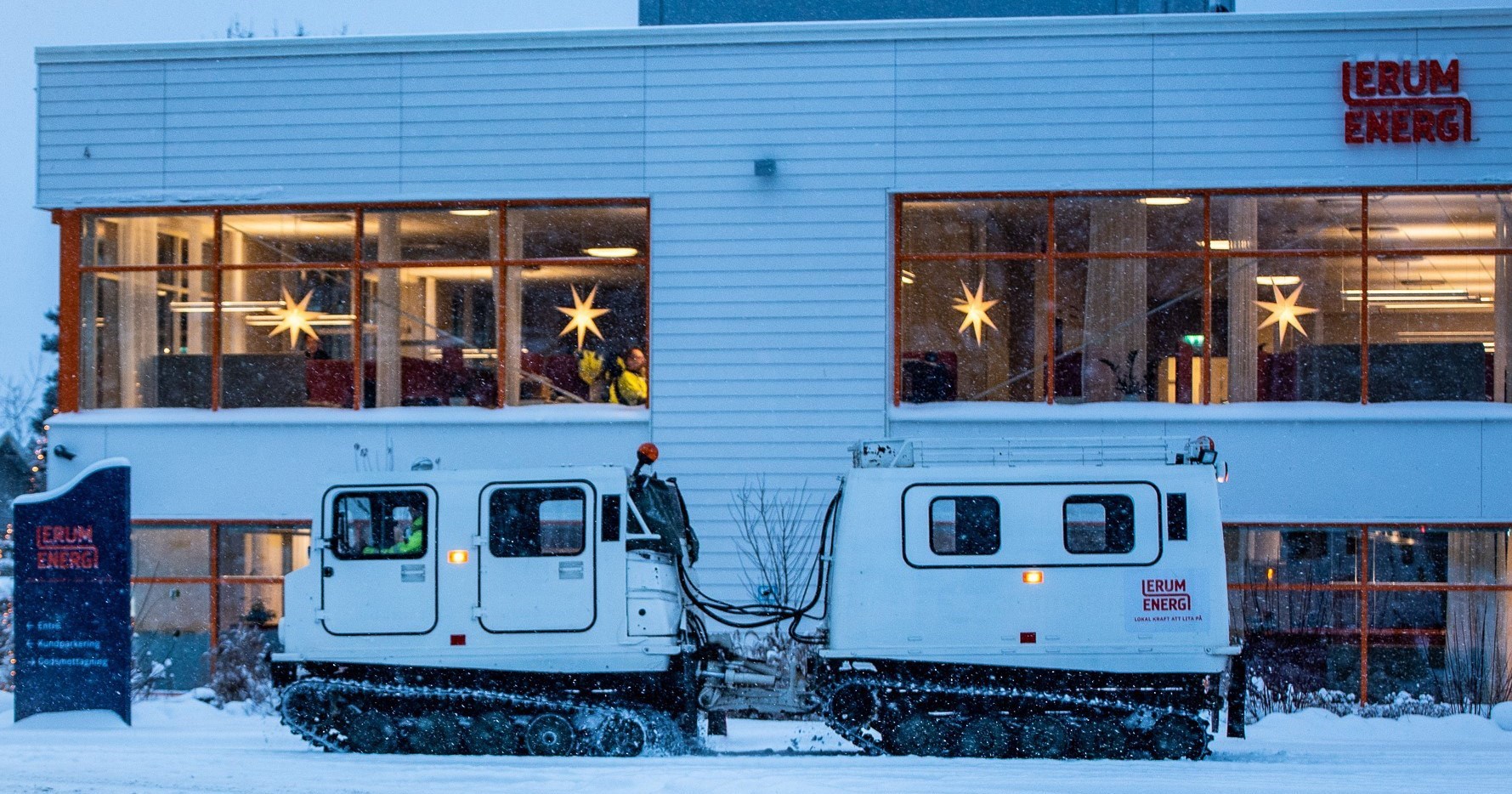 Lerum Energi är redo för snön